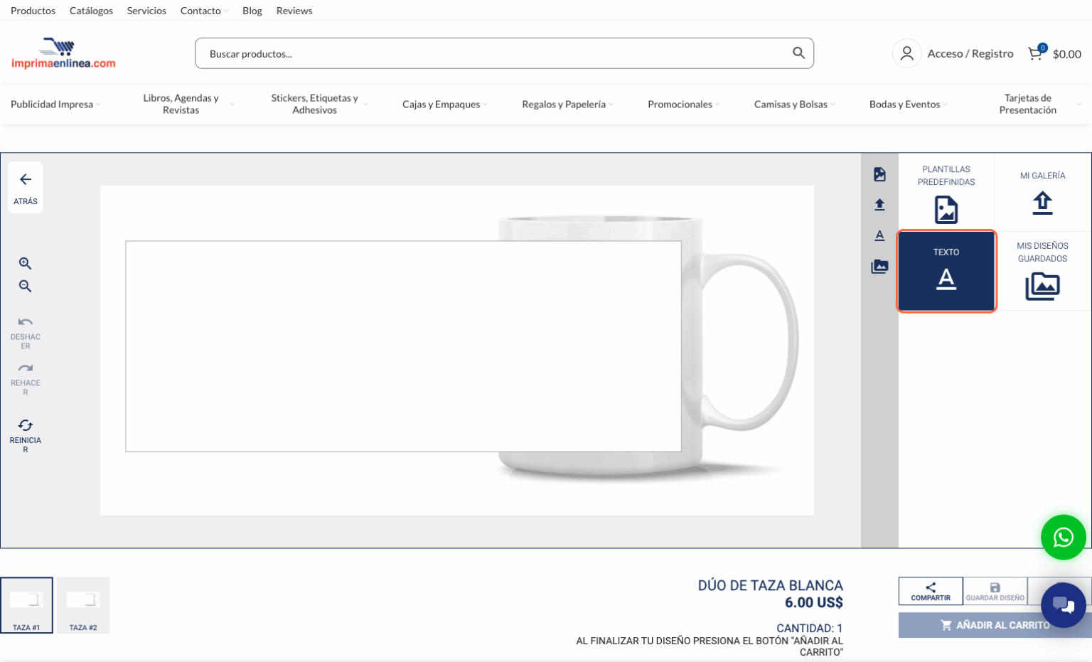Tarjetas de presentación impresas a ambos lados - Imprima en Línea